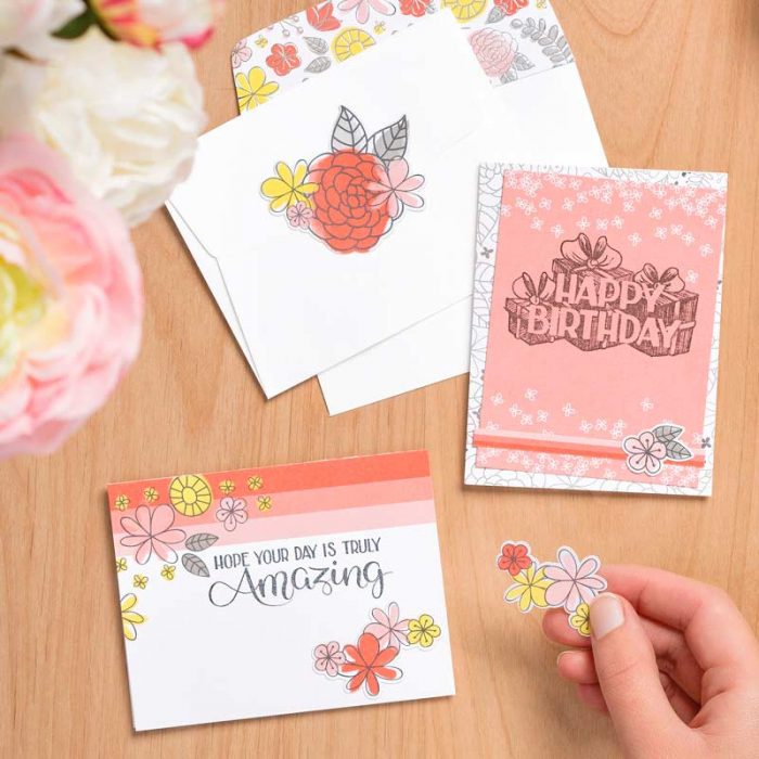 Super Easy Handmade Cards with Card Pack and Big Wishes Stamp Set ...