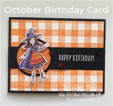 October Birthday Card with Cauldron Bubble Stamp Set - Kristina Rees ...