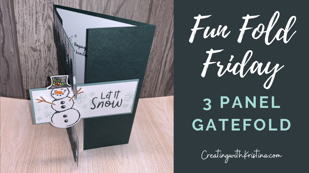 Make a Christmas Triple Gate-fold Card - Kristina Rees ...