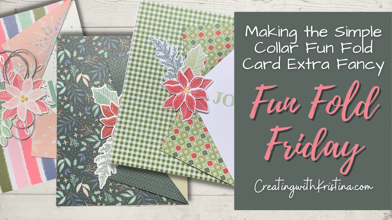 Making the simple collar fun bold card extra fancy - Kristina Rees ...