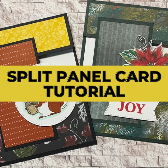 Split Panel Card Tutorial - Kristina Rees, CreatingWithKristina.com